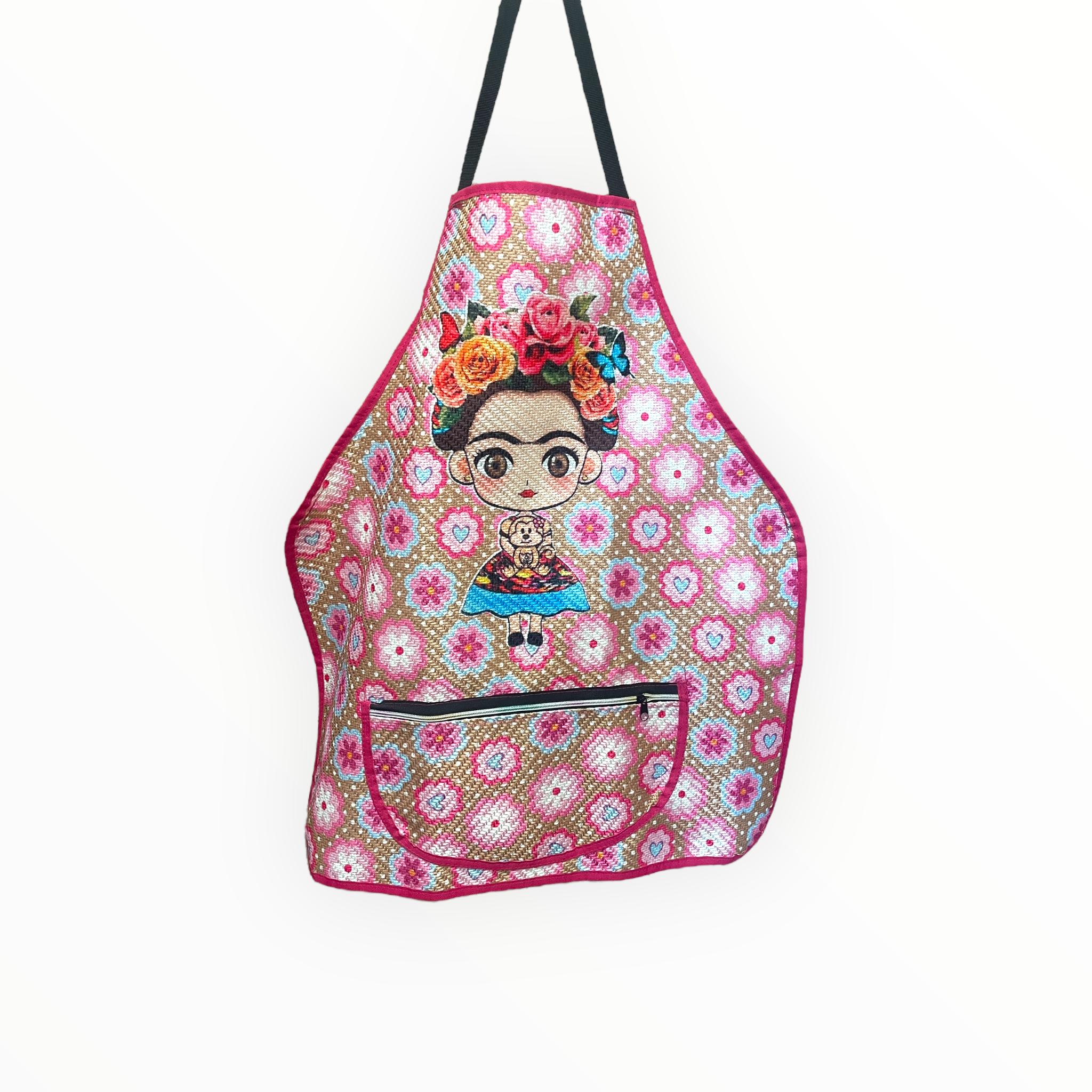 Frida Embroidered Apron – Mercado La Hacienda